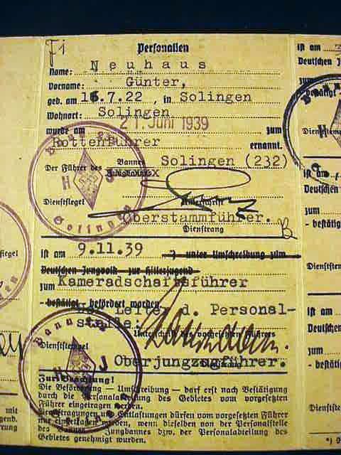 Third Reich; Hitler Youth